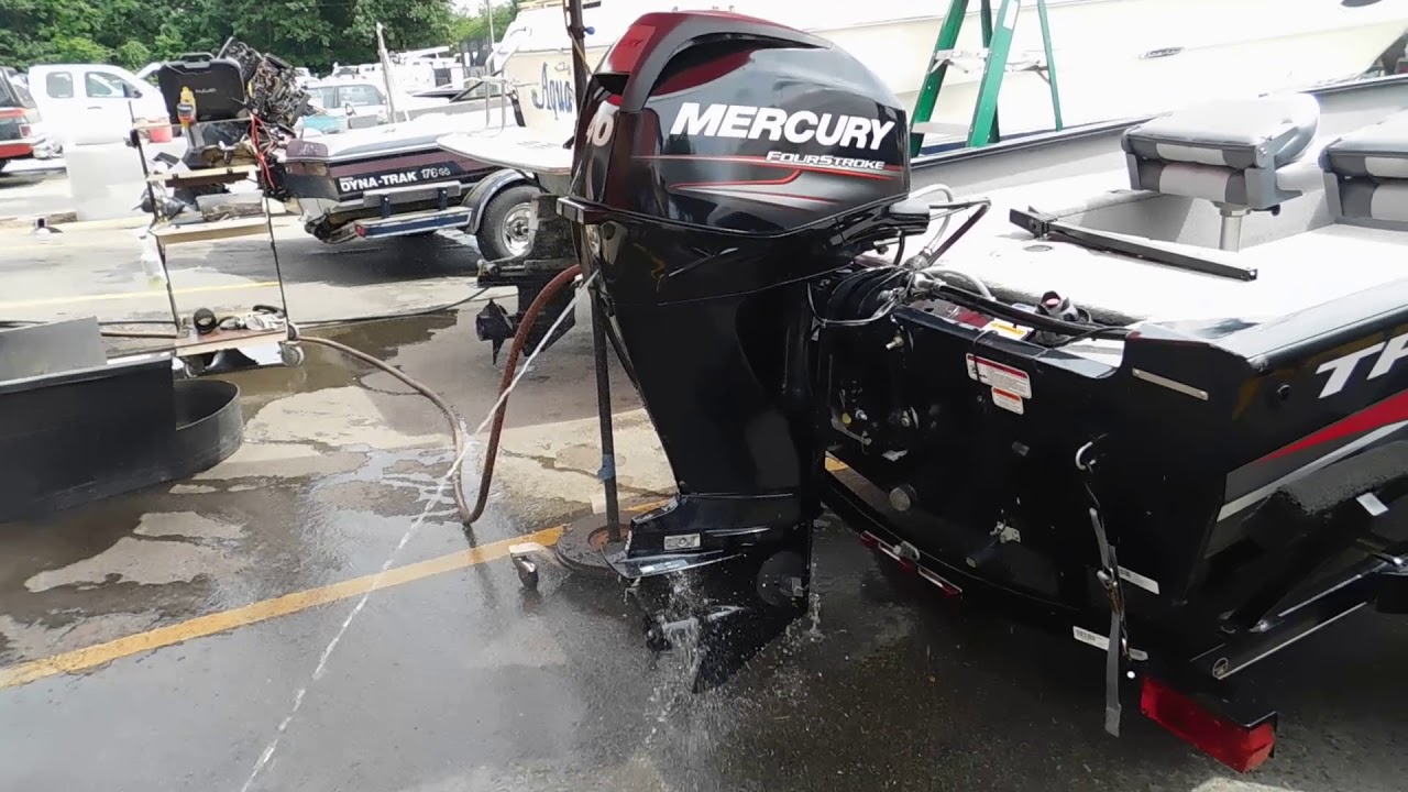 Mercury 40 Hp Final Running Video 6 13 18 Ken - YouTube