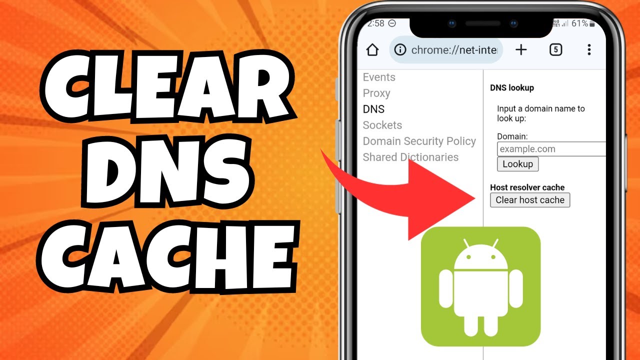 How to Clear DNS Cache in Google Chrome on Mobile - YouTube
