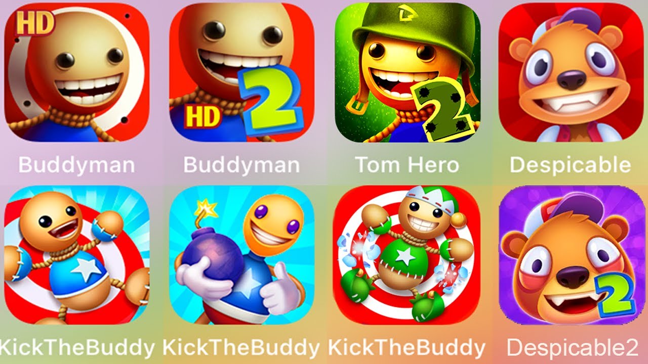 Kick the Buddyman 2 vs Buddyman Kick 2 and Despicable Bear 2 Android ...