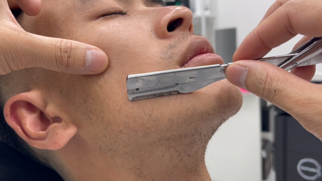 ASMR 👹 FOR A GOOD SLEEP 🤦🏽‍♂️ SHAVING BEARDS AND DEAD SKIN FOR MAN ...