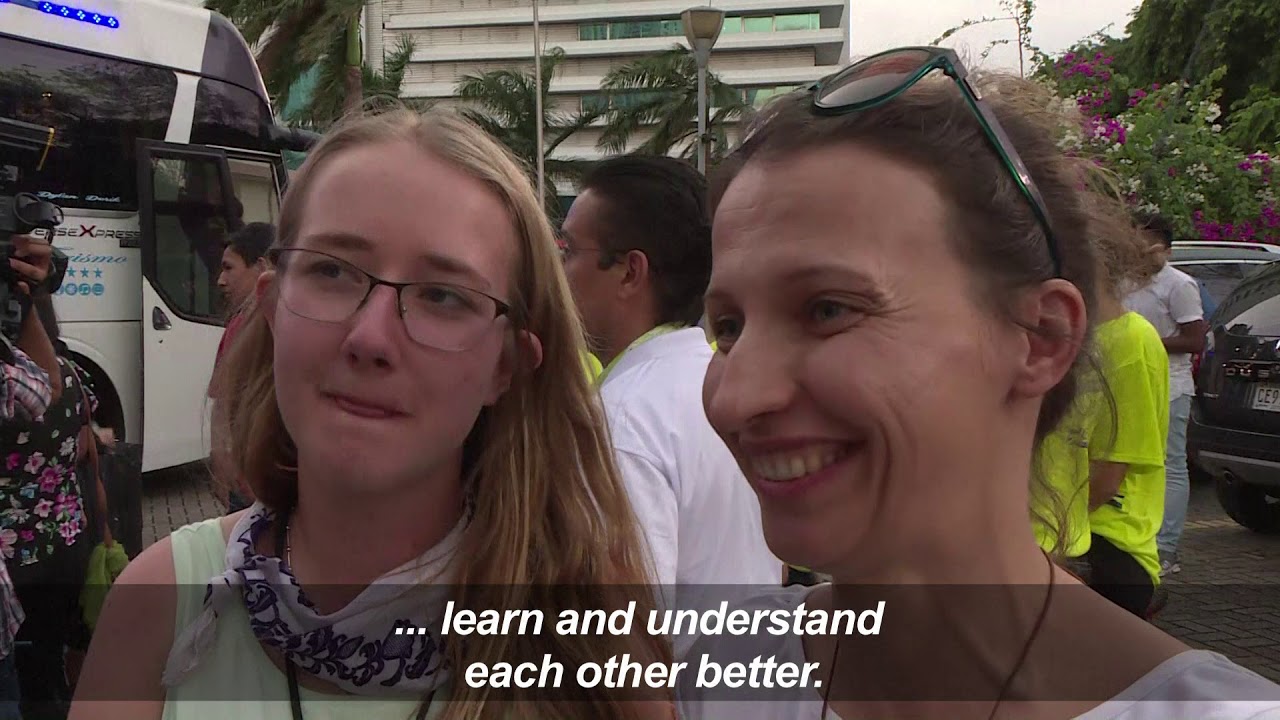 Synagogue in Panama opens doors to pilgrims for World Youth Day - YouTube
