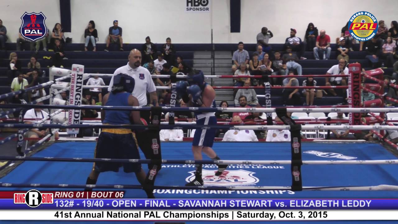 41st Nat. PAL Boxing Tournament | SAVANNAH STEWART vs. ELIZABETH LEDDY ...