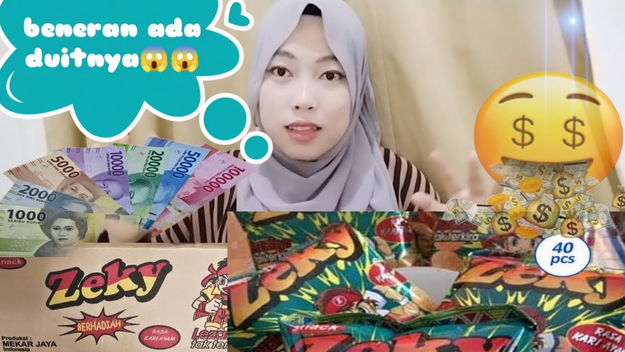 UNBOXING JAJANAN CIKI ZEKY BERHADIAH!!! 😱😱BENERAN ADA HDIAHNYA - YouTube