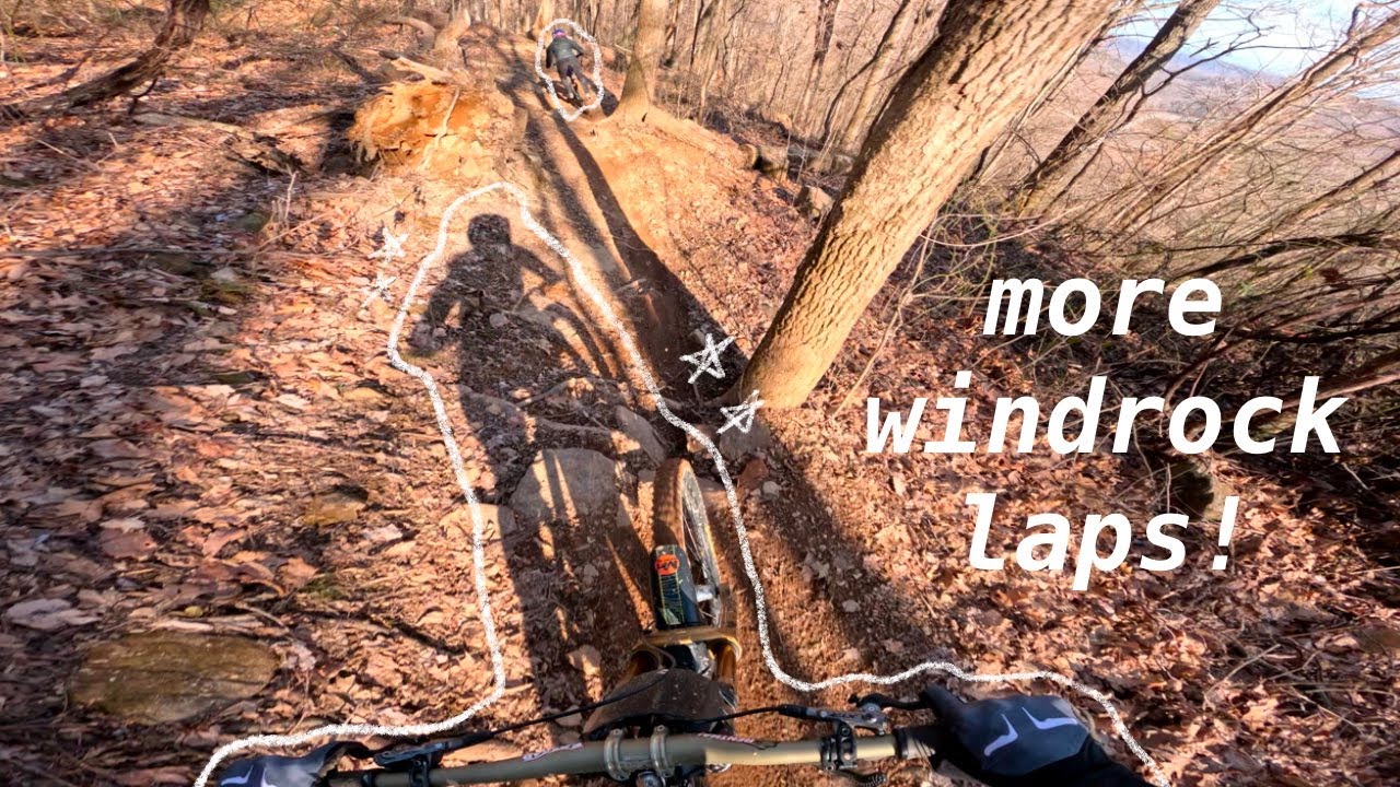 Sunday Windrock Vlog! | trail 1, caveman, snake rock - YouTube