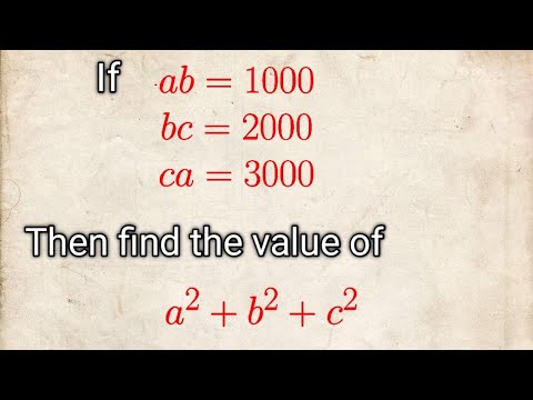 A very nice Math Olympiad Problem || Can you solve this? - YouTube