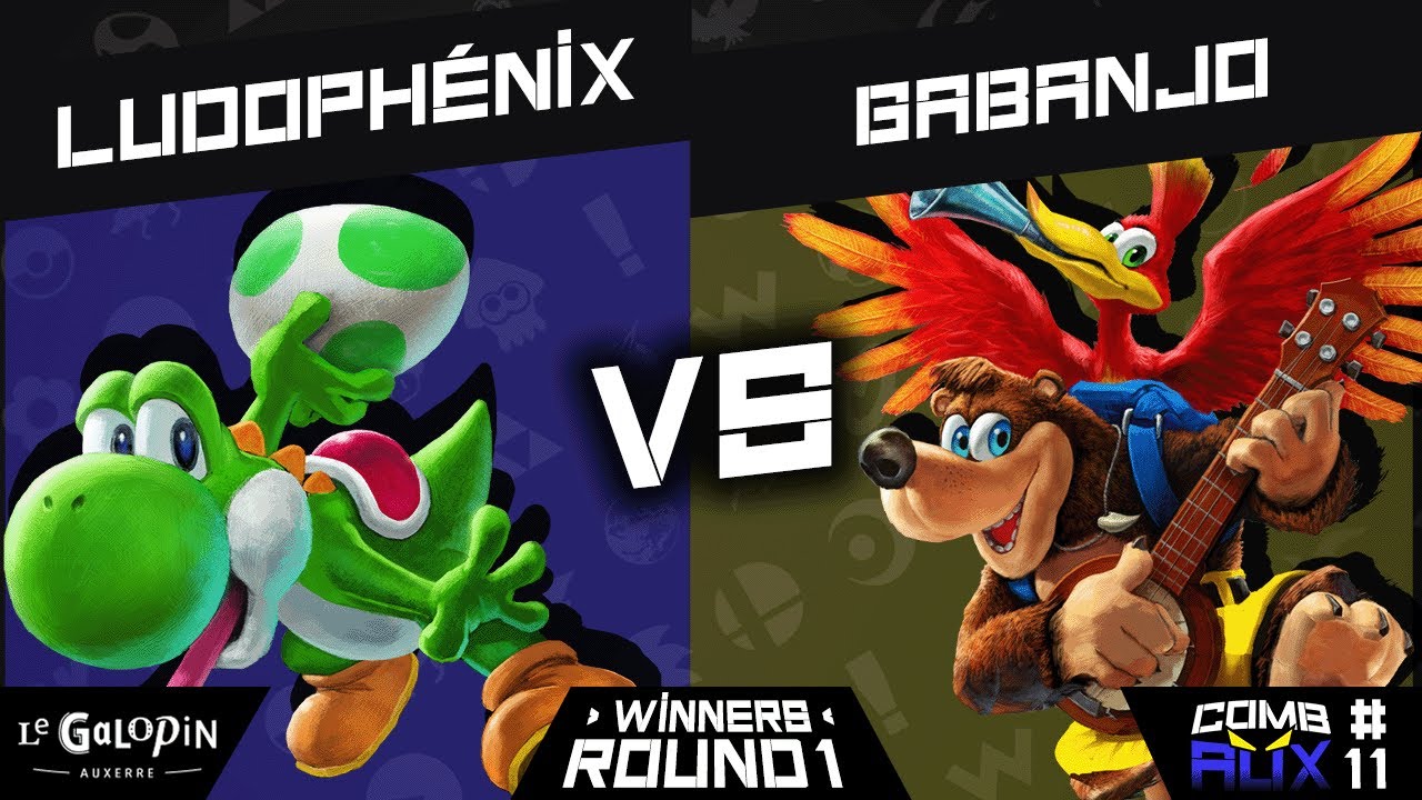 Comb'AUX #11 🟦 W1 - Ludophénix (Yoshi) Vs. Gabanjo (Banjo-Kazooie ...