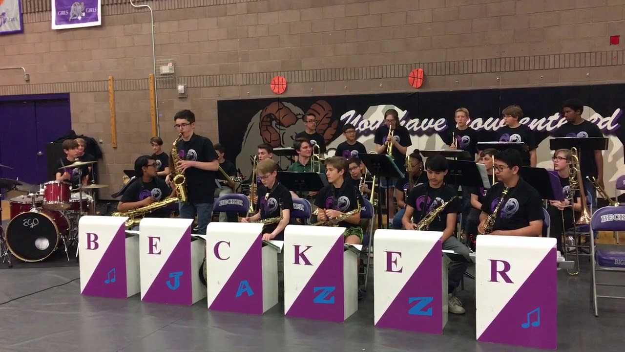 Blues Machine, Jazz Band, Becker Middle School, 5/8/18 - YouTube
