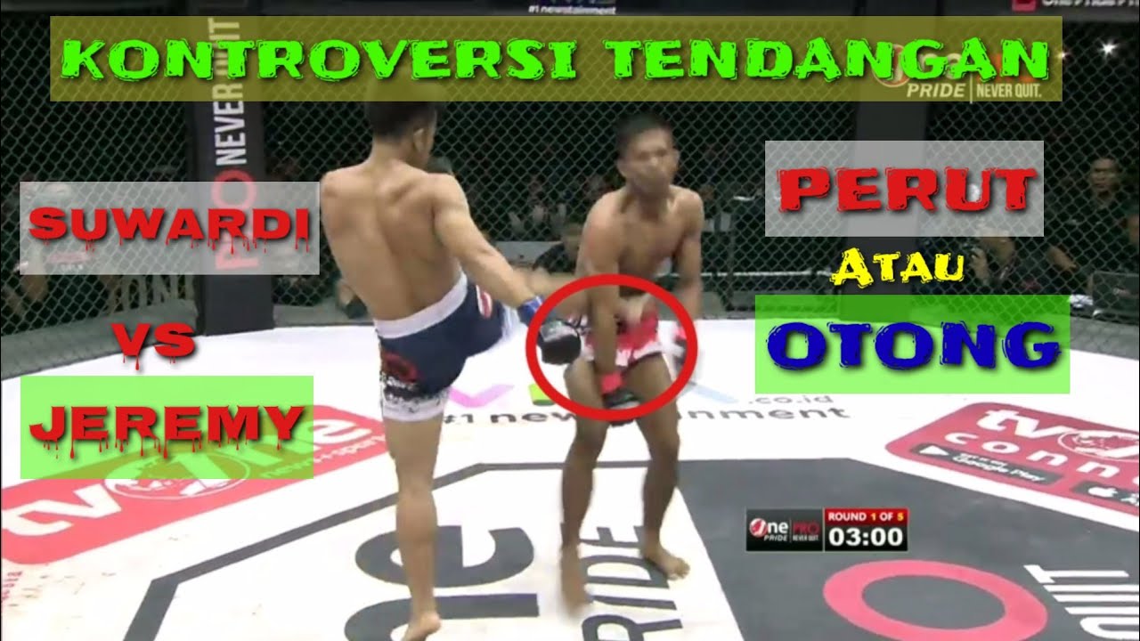 Membedah Kontroversi Tendangan Jeremy Siregar Ke Suwardi | MMA One ...