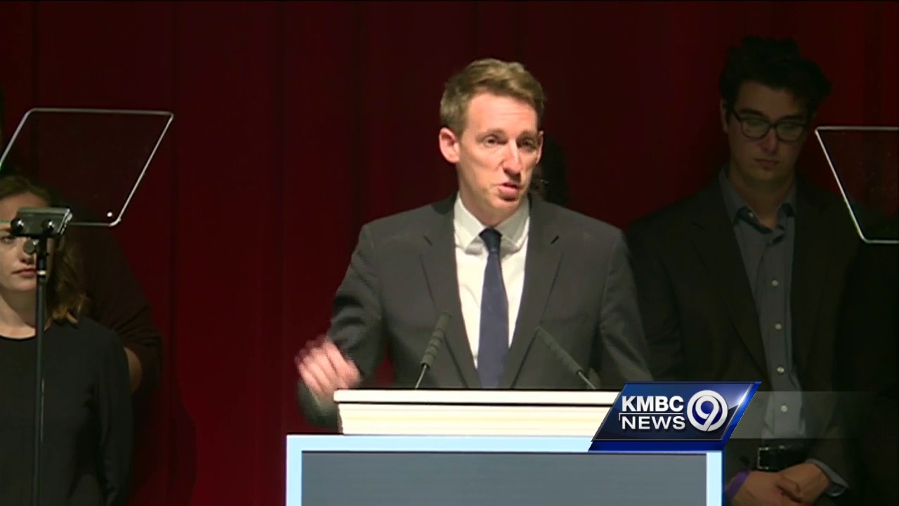 Jason Kander concedes defeat in Missouri U.S. Senate race - YouTube