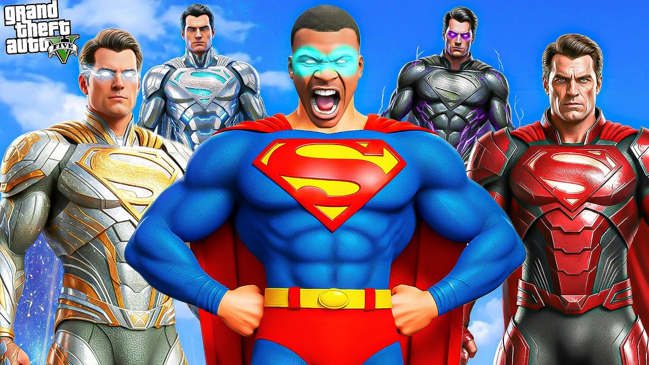 Superman Blue Gang VS Batman Red Gang play HIDE AND KILL with Superman ...