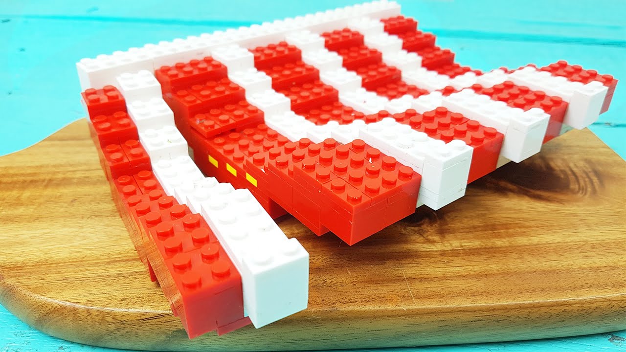 Lego BBQ Ribs - Lego In Real Life | Stop Motion Cooking & ASMR - YouTube