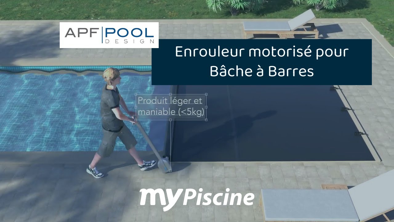 iScoot 700 - APF : enrouleur motorisé pour couvertures à barres - YouTube