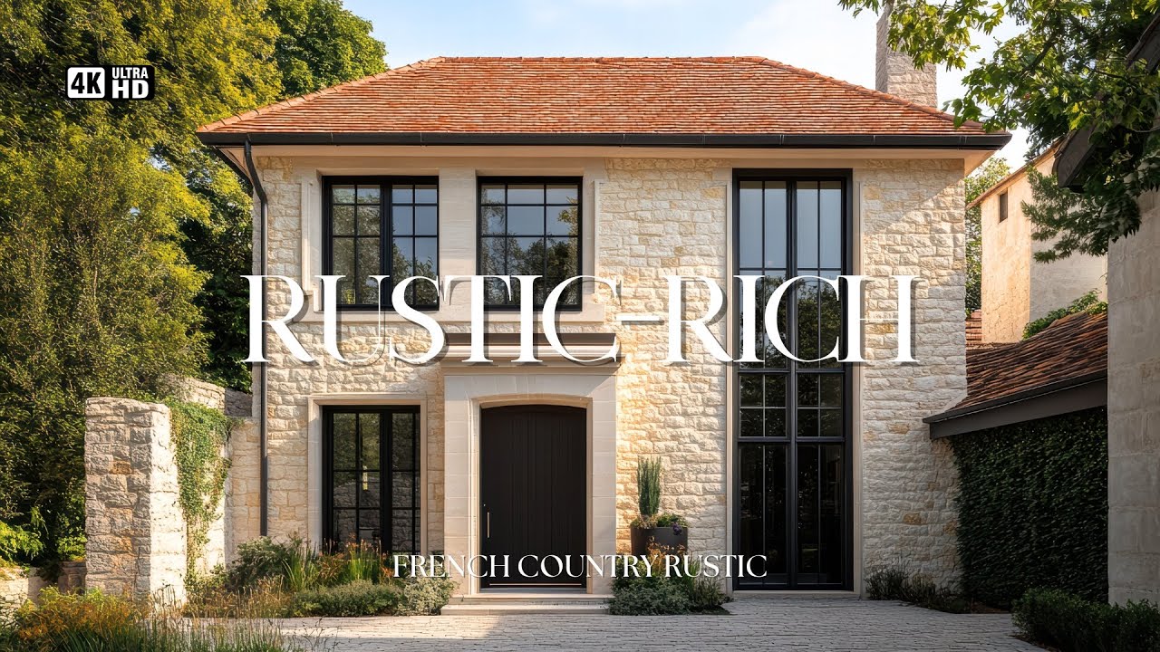 French Country Architecture meets Rustic Home Decorating & Organic ...