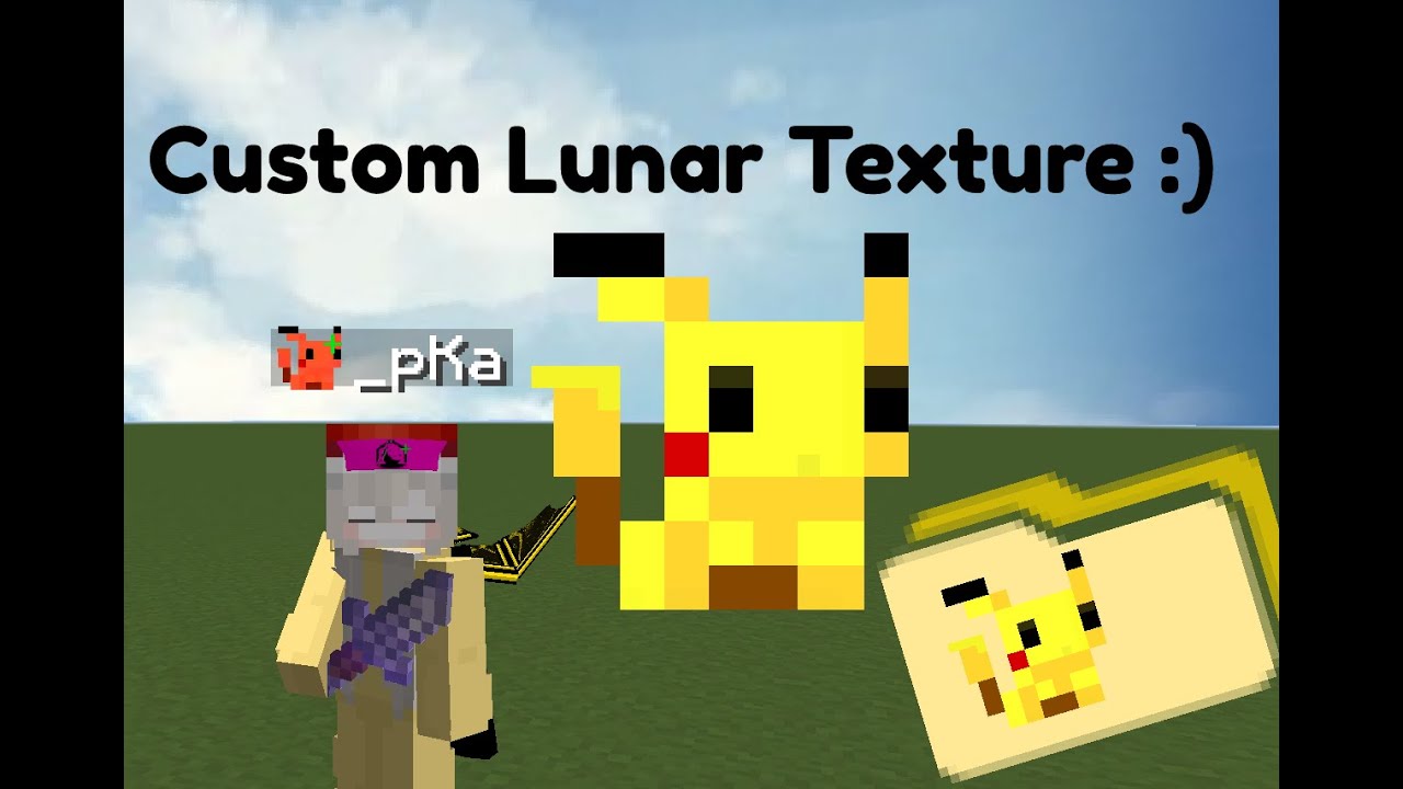 Pikachu overlay release (custom lunar icon overlay) - YouTube