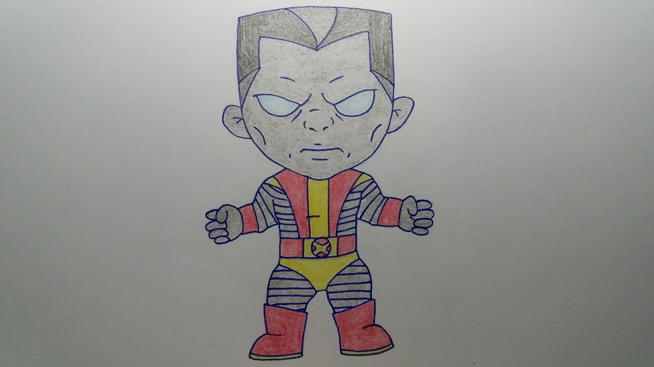 how to draw colossus - YouTube