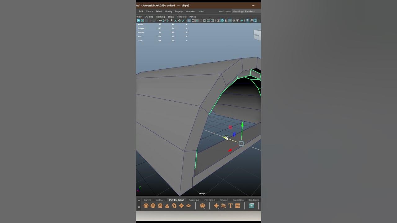 How to Create 3D Attic Window Model in Maya 2025 - Maya Modeling Tutorial #maya2025 # ...