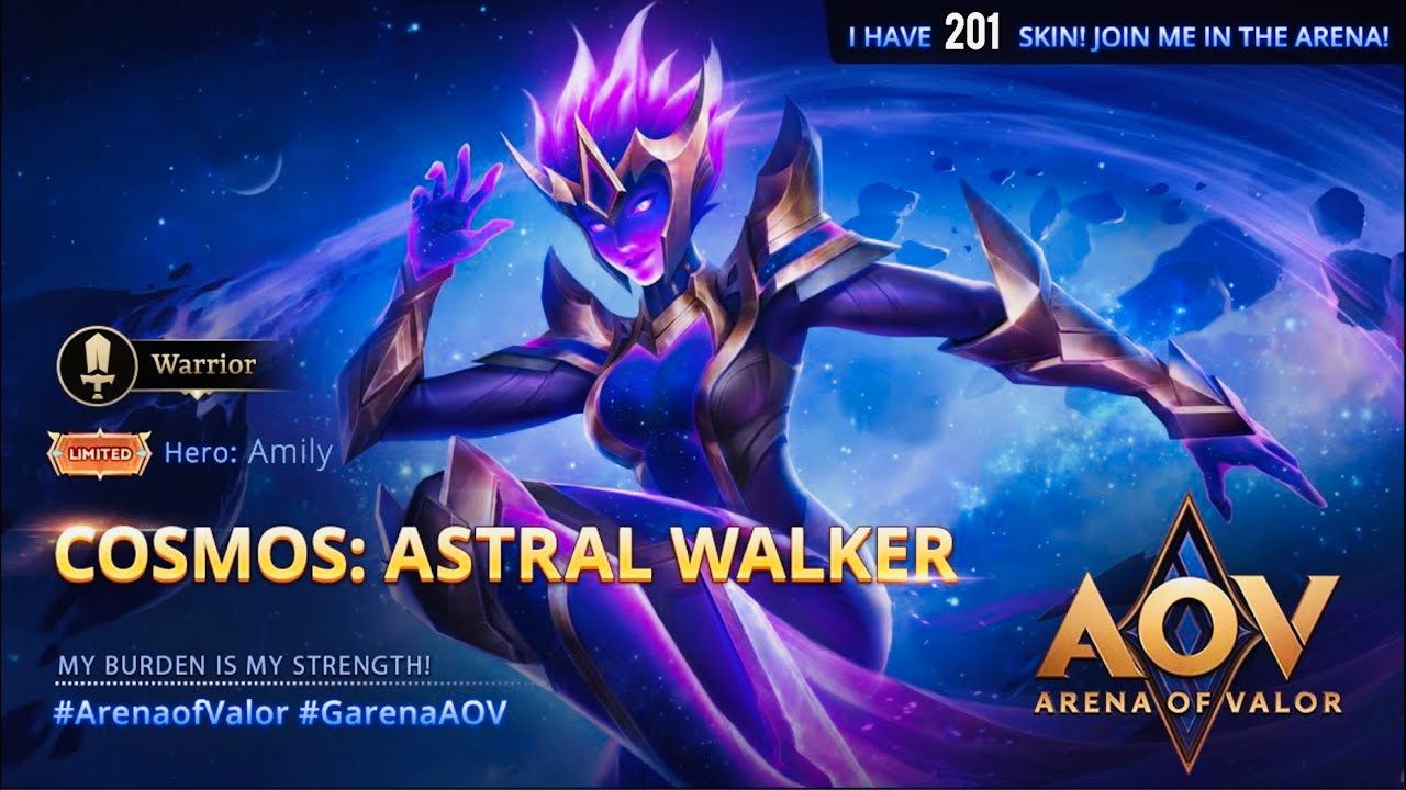 AOV - Arena Of Valor - Amily Cosmos: Astral Walker gameplay - YouTube