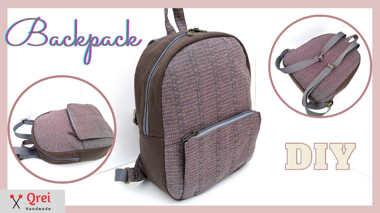 How To Make Backpack Bag / Cara Mudah Membuat Tas Backpack - YouTube