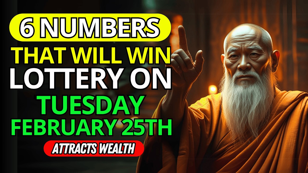Lucky Numbers: 6 NUMBERS TO WIN JACKPOT LOTTERY on TUESDAY 25TH ...