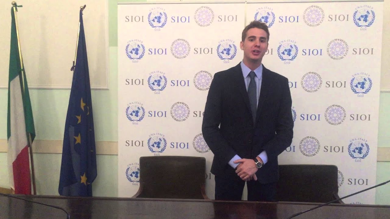 Francesco Testa (SIOI - MSOI Roma) for the #NobelPeaceSummit2015 - YouTube