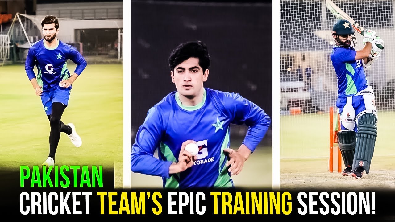 Watch Pakistan Cricket Team's EPIC Training Session! - YouTube