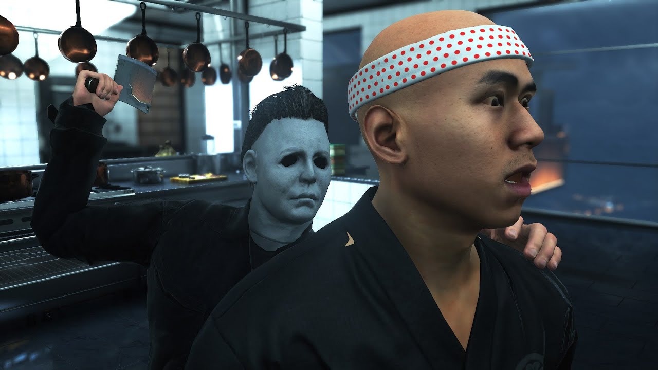 Hitman 3 Hokkaido Michael Myers Chop Chop Cleaver Kill Everyone - YouTube