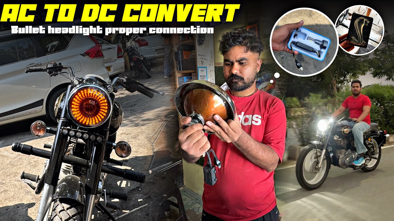 Bullet ki Headlight Ka Band Baj Gaya 😤 | Galat Wiring Ka Result! - YouTube