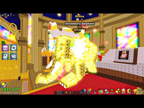 Sammy Spawned Divine Strawberry Elephants in My Server! - Steal a Brainrot