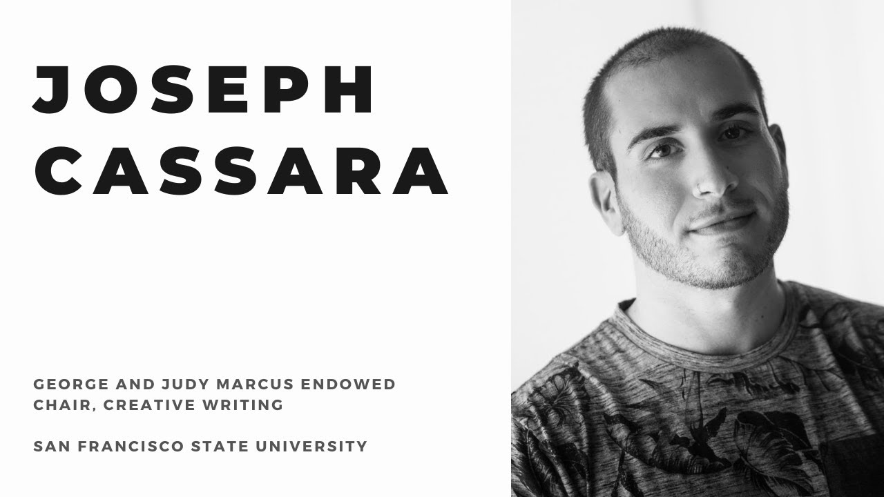 Joseph Cassara: Marcus Endowed Chair in Creative Writing - YouTube