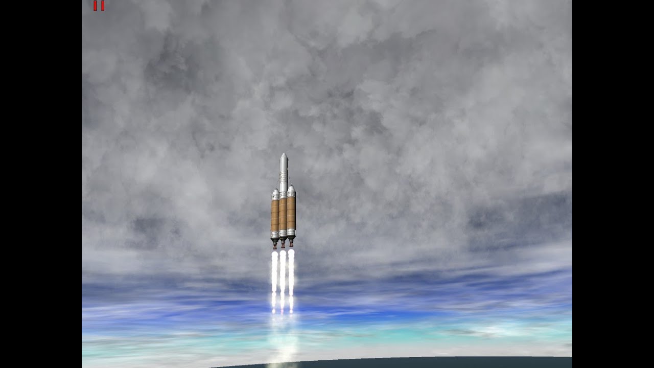 KSP Delta IV Heavy Launch - YouTube