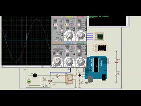 04 AC Phase Control dimmer simulation digital - YouTube