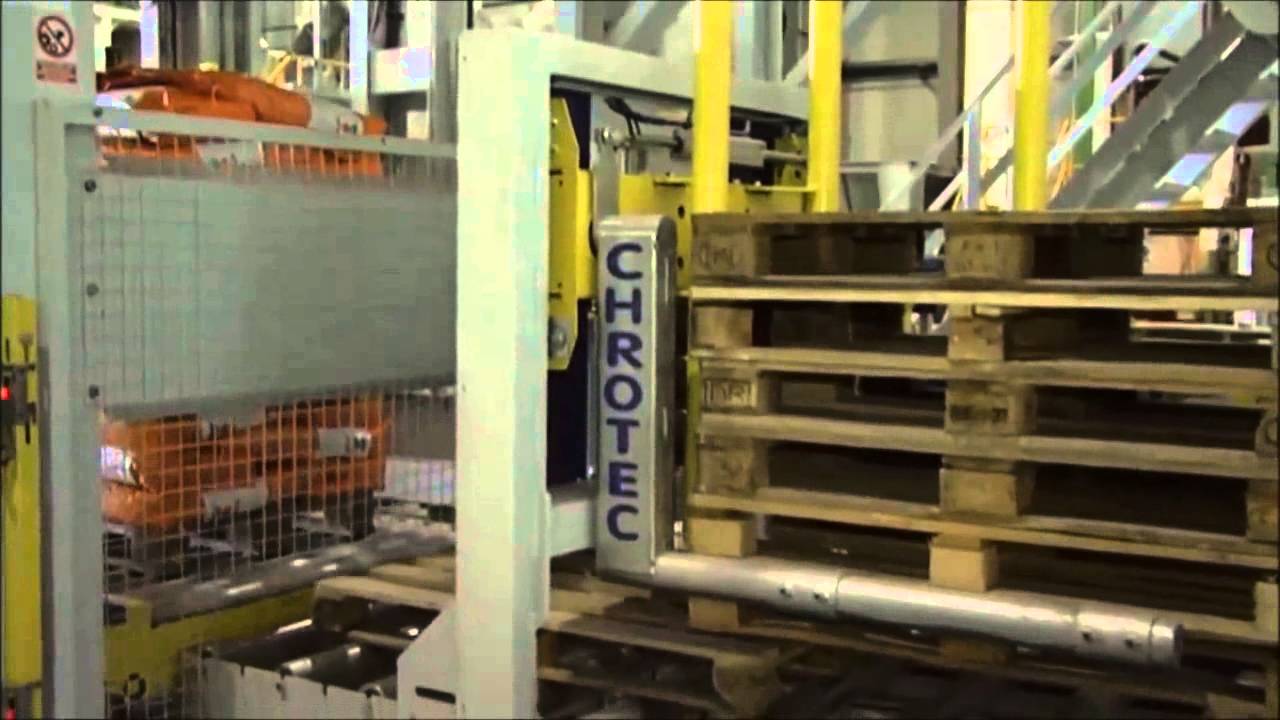 Cimbria Heid Paletizare roboti paletizori - YouTube