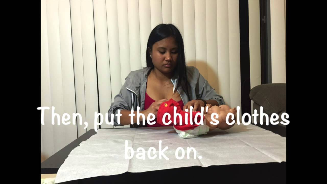 8 Step Diapering Procedure - YouTube