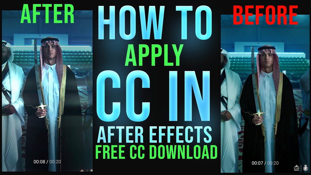 How to apply cc in after effects. Football free ae cc - YouTube
