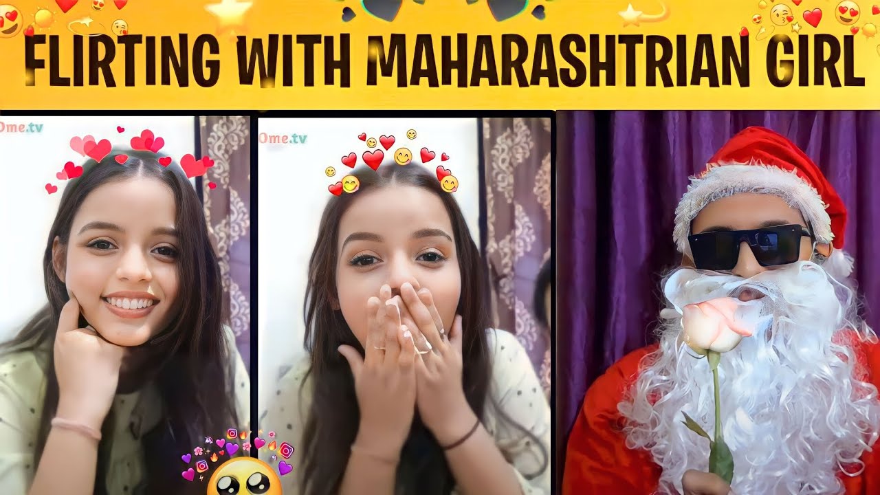 Santa Flirting With Maharashtrian Girl 💞 Indian Santa On Ome Tv ...