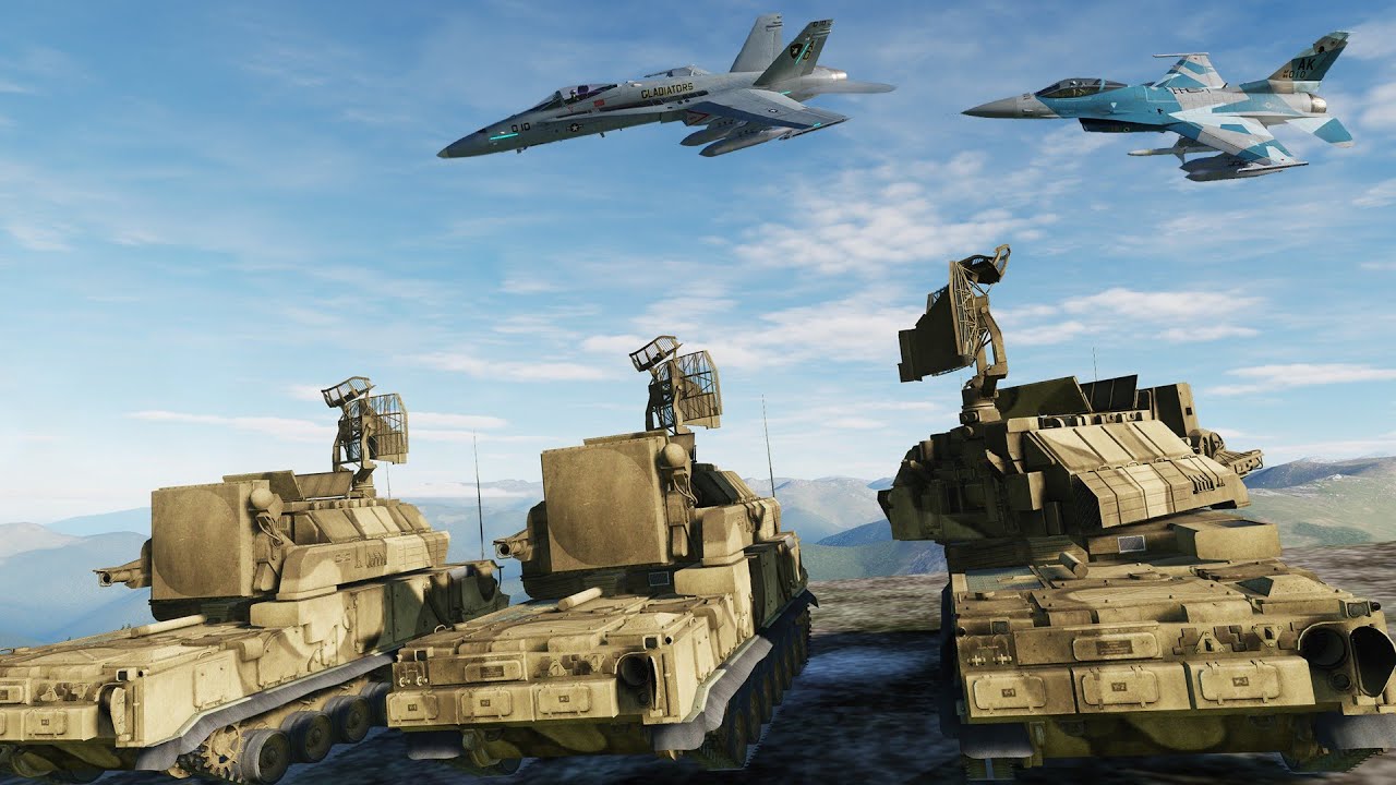 SA-15 Tor Gauntlet Air Missile Defense - F-18C, F-16c, B-1B Attacks ...