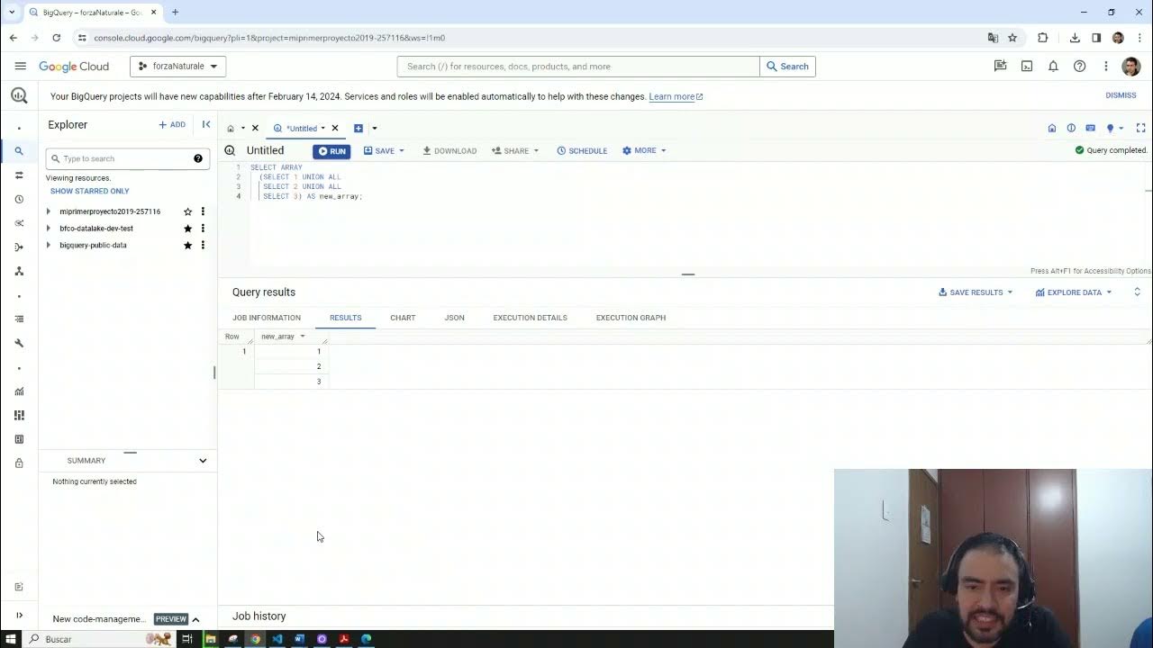 Bigquery Arrays - YouTube