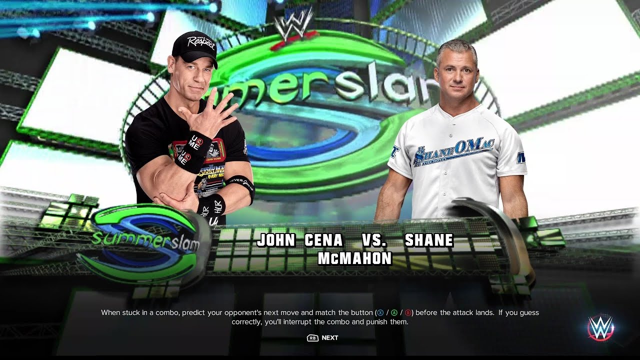 WWE 2k23 John Cena vs Shane Mcmohan - YouTube