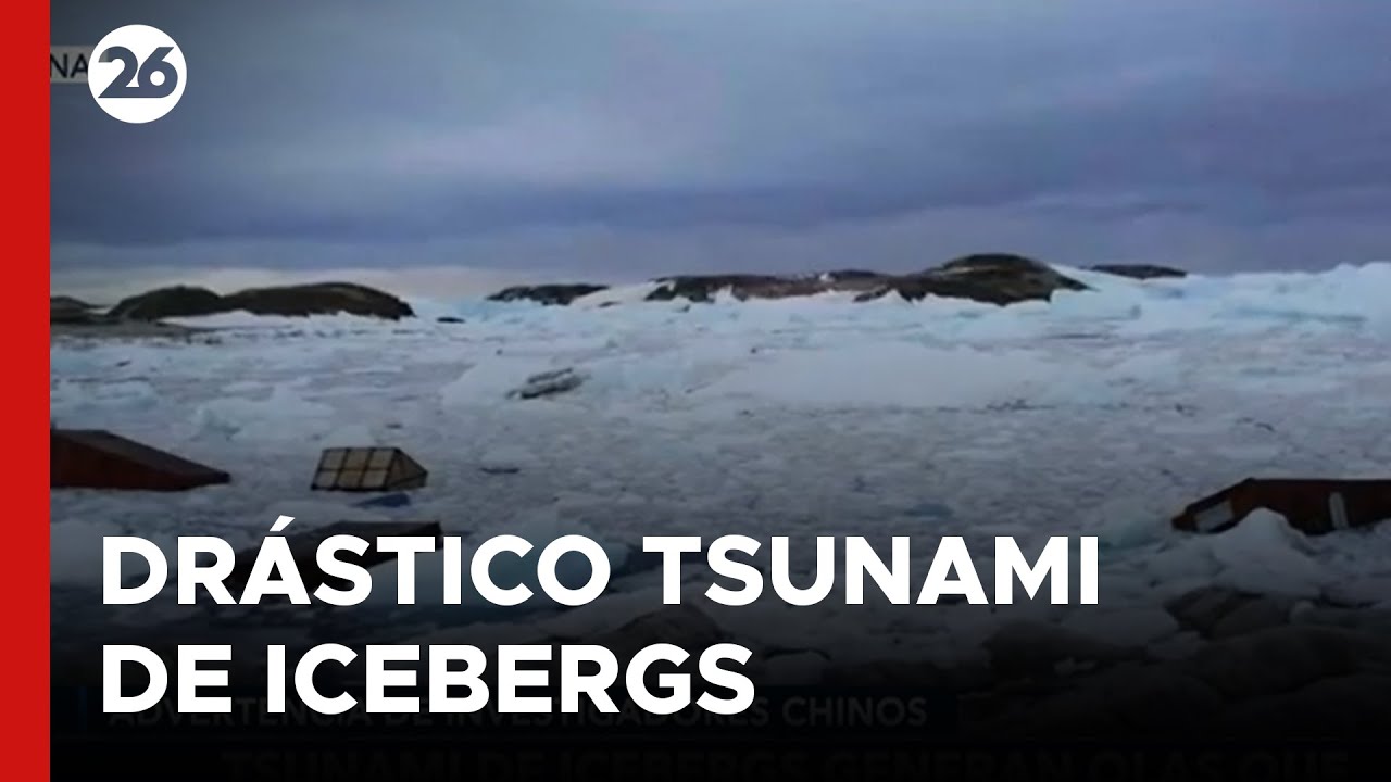 ASIA | Tsunami de icebergs genera olas que superan el metro de altura ...