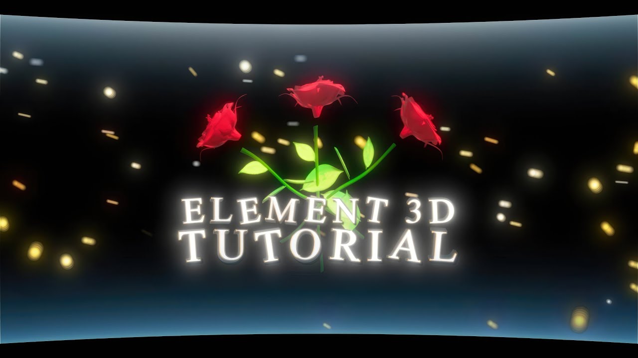 Element 3D tutorial | After effects tutorial + Project file - YouTube
