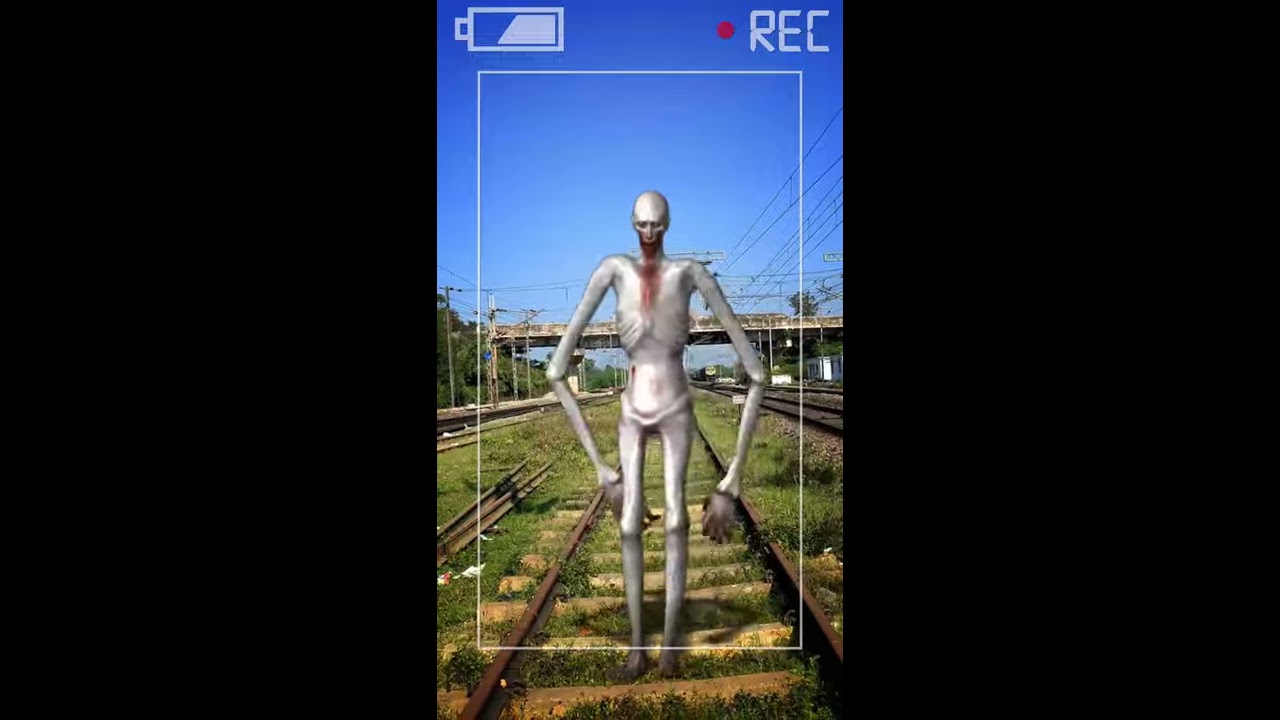 SCP-096 Dancing on middle of the Train Tracks - YouTube