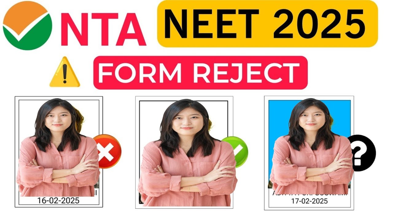 NEET UG photo Upload Problem solve|NEET UG 2025 Photo & Signature ...