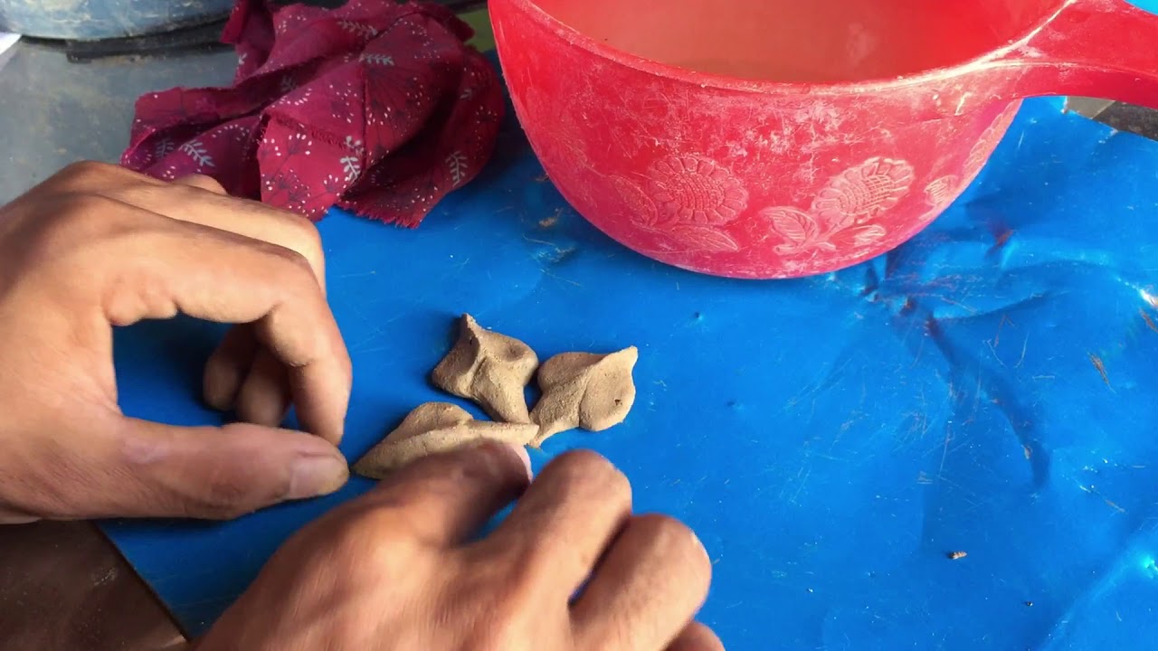 Creatives Making Beautiful flower with muds (Part1) - YouTube