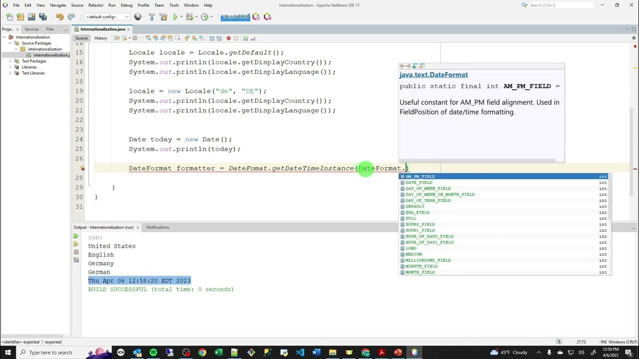 Java Locale and Dates - YouTube