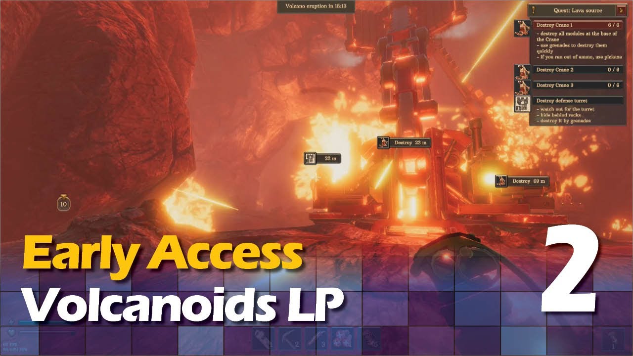 Volcanoids Early Access - Fighting the COGs - YouTube