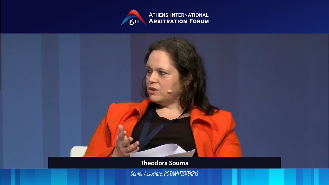 6th Athens International Arbitration Forum: Theodora Souma - YouTube