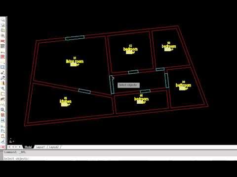Calculate automatically the areas and make a list automatically in Autocad with APLUS plug-in ...