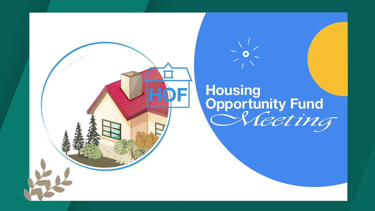 Housing Opportunity Fund Meeting - 1/5/23 - YouTube