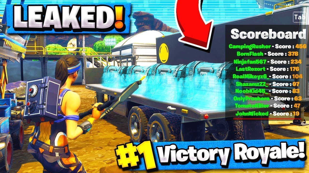 *NEW* Fortnite SCORE ROYALE LTM Coming! | Loot = WIN! ( Leaked Gamemode ...