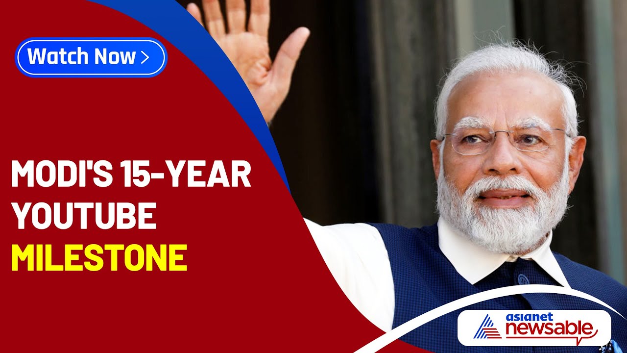 Modi's 15-year YouTube milestone: Content creators greet PM with 'Modi ...